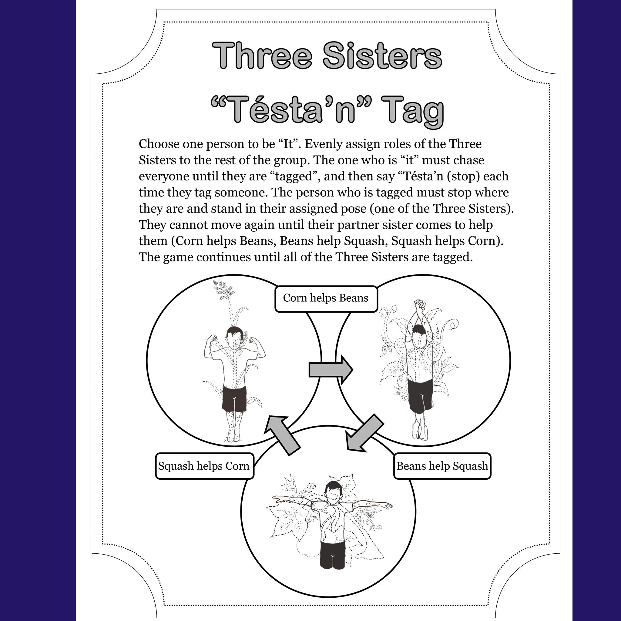 Three Sisters Freeze Tag – Teach Native Culture